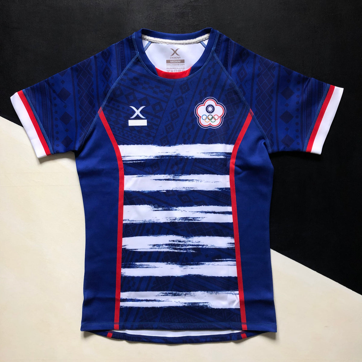 Chinese Taipei (Taiwan) National Rugby Sevens Team Jersey 2023 Home Pl ...