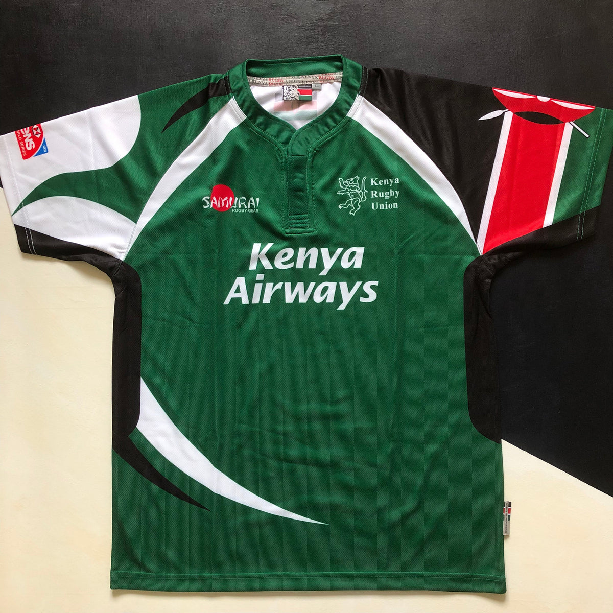 Kenya National Rugby Team Jersey 2013/15 Away XL – Underdog Rugby - The ...