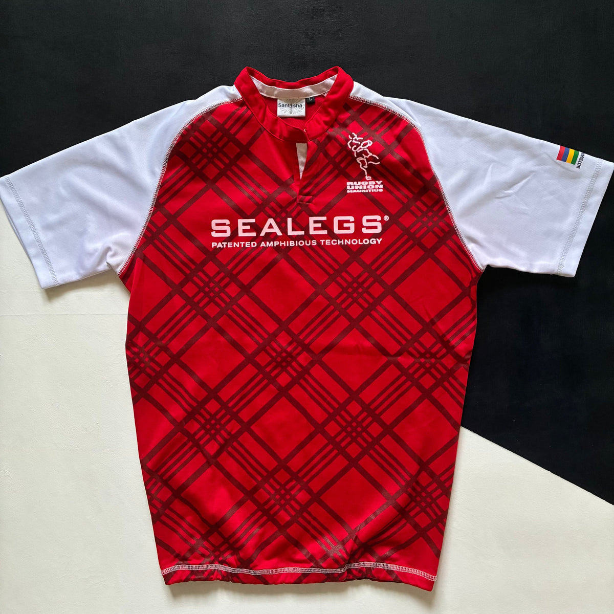 Mauritius National Rugby Team Jersey 2014 Player Issue Large – Underdog ...