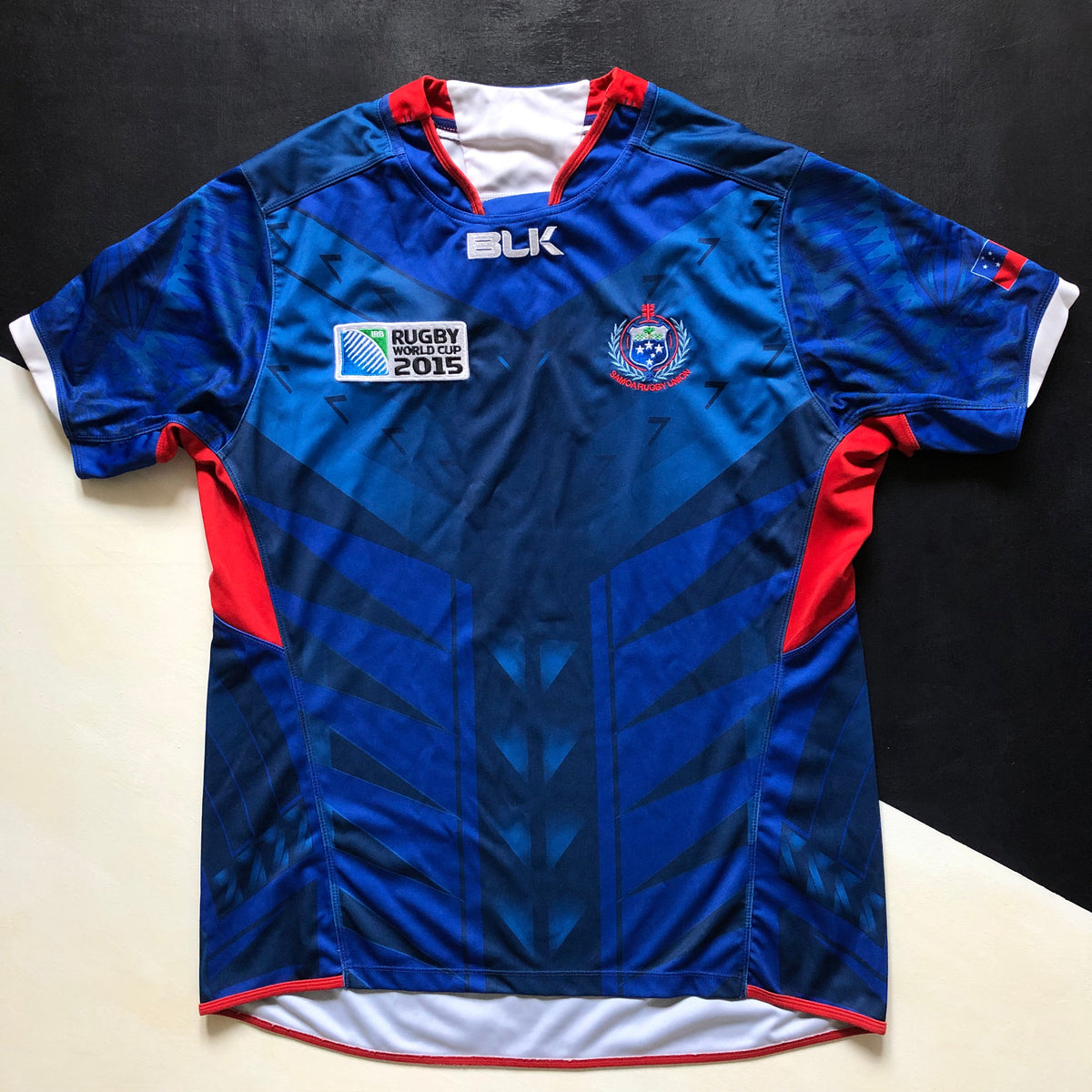 Samoa National Rugby Team Jersey 2015 Rugby World Cup XL – Underdog ...