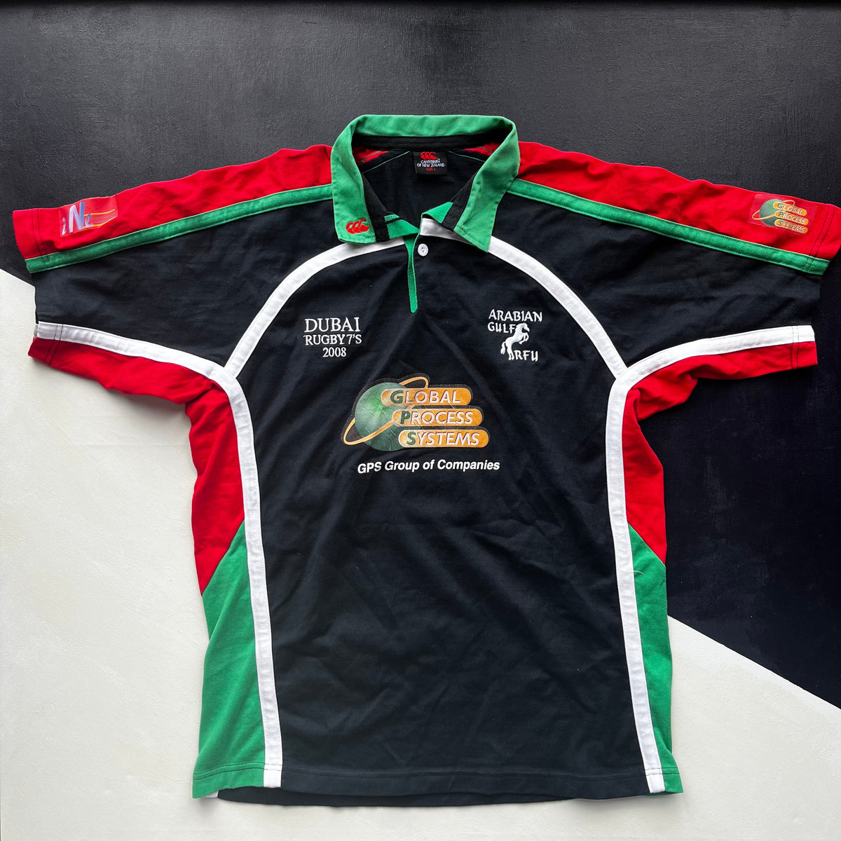 Arabian Gulf Rugby Team Jersey 2008 Match Worn (No.7) Large – Underdog ...