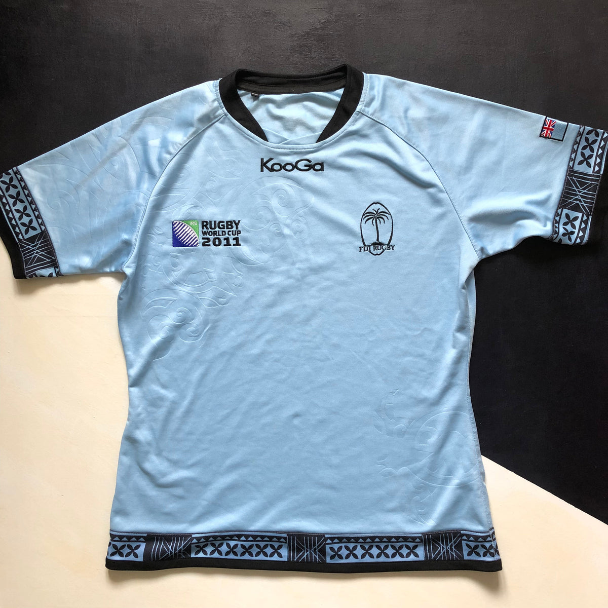 Fiji National Rugby Team Jersey 2011 Rugby World Cup Away Large ...