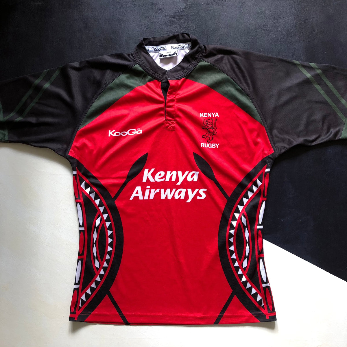 Kenya National Rugby Team Jersey 2009 Large – Underdog Rugby - The Tier ...