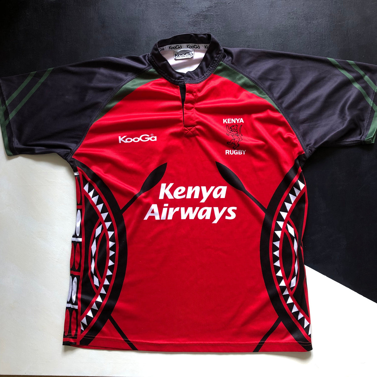 Kenya National Rugby Team Jersey 2009 XL – Underdog Rugby - The Tier 2 ...