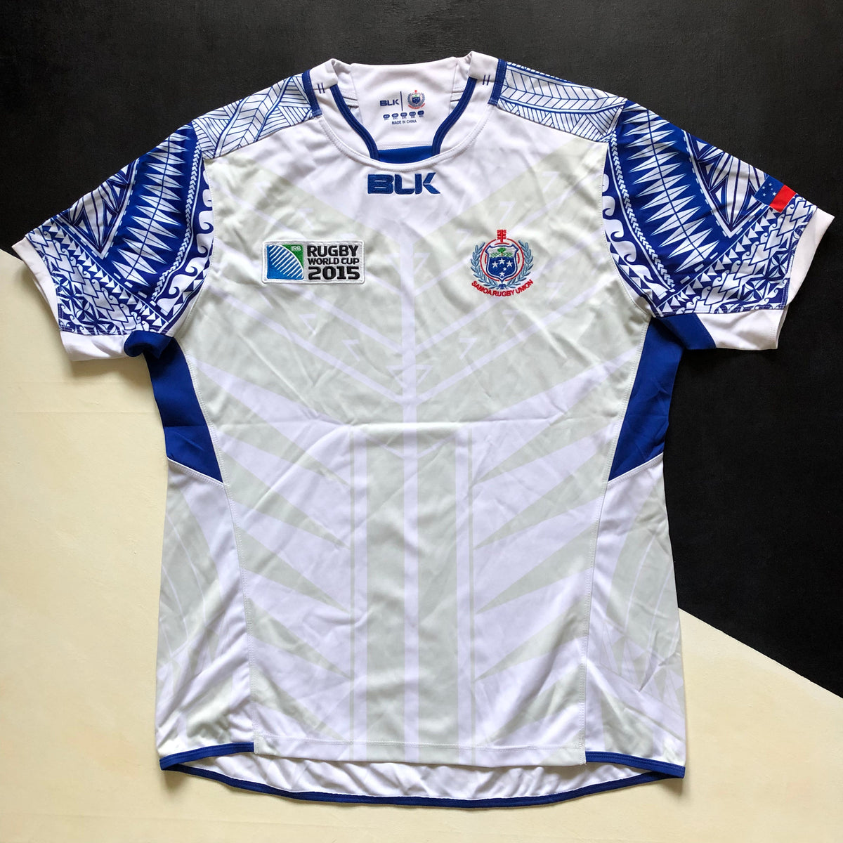 Samoa National Rugby Team Jersey 2015 Rugby World Cup Away 2XL ...