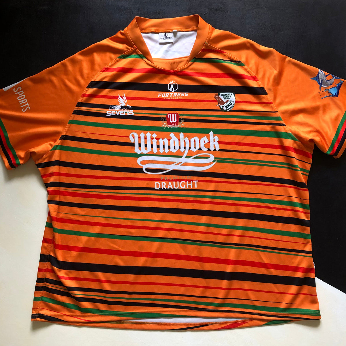 Zambia National Rugby Sevens Team Jersey 2019 6XL – Underdog Rugby ...